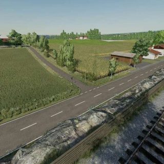 Mill Landscape Midland v1.0 FS22 Mod | Farming Simulator 22 Mod