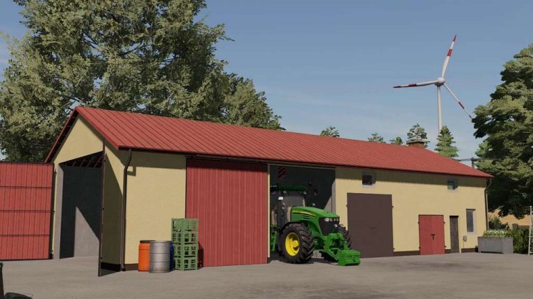 Modern Garage v1.0 FS22 Mod | Farming Simulator 22 Mod