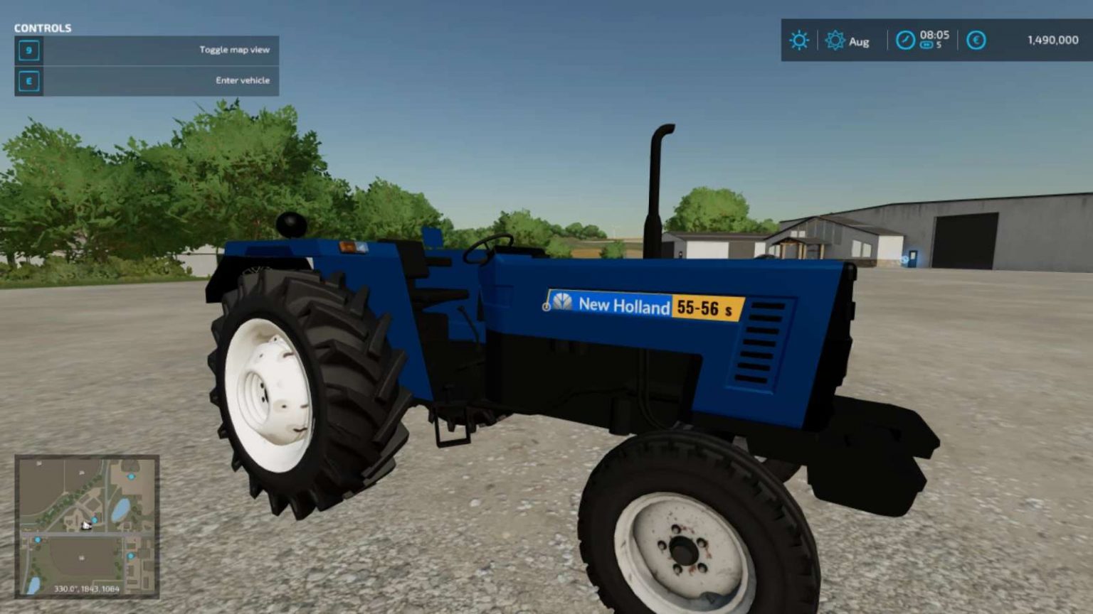 New Holland 5556s v1.0 FS22 Mod | Farming Simulator 22 Mod