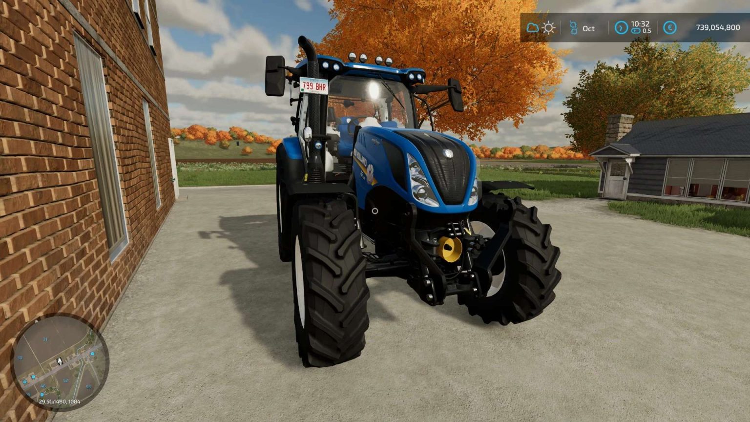 NH Edit ( Lights on Roof ) v1.0 FS22 Mod | Farming Simulator 22 Mod