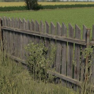 Old Fence And Gate v1.0 FS22 Mod | Farming Simulator 22 Mod