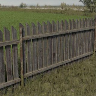 Old Fence And Gate v1.0 FS22 Mod | Farming Simulator 22 Mod