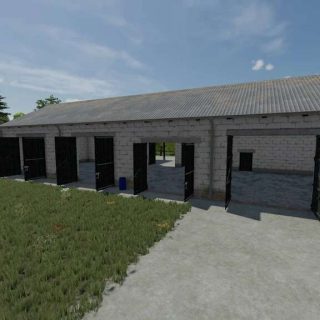 Old Garage Building v1.0 FS22 Mod | Farming Simulator 22 Mod