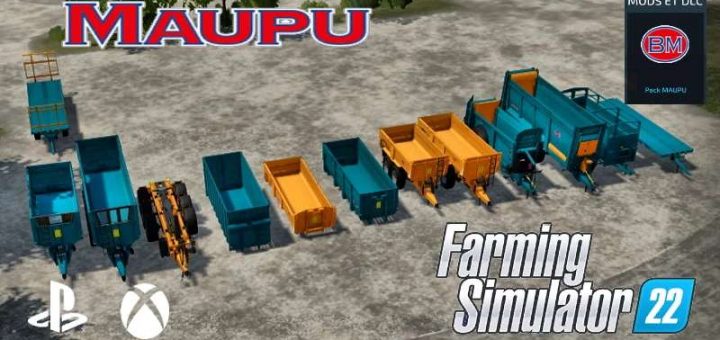Hapert Tandem Trailer V2.0 FS22 - Farming Simulator 22 Mod | FS22 mod