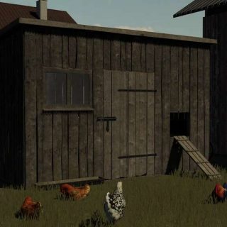 Pack With Small Chicken Coops v1.1 FS22 Mod | Farming Simulator 22 Mod