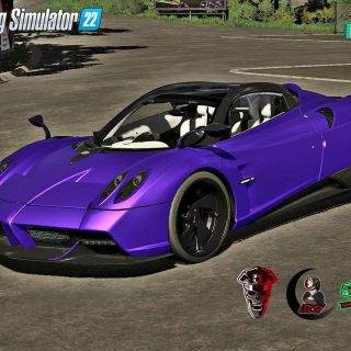 Pagani Huayra V1.0 FS22 Mod | Farming Simulator 22 Mod