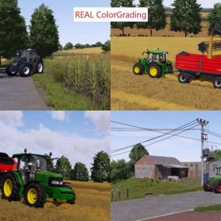 Real Color Grading 1 v1.0 FS22 Mod | Farming Simulator 22 Mod