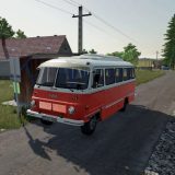 Robur LO3000 Worker Transport Bus v1.0 FS22 Mod | Farming Simulator 22 Mod