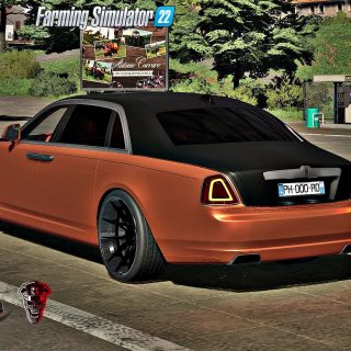 Rolls Royce Ghost V1.0 FS22 Mod | Farming Simulator 22 Mod