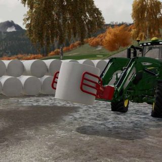 Rounder Wrapped Round Bales v1.0.0.1 FS22 Mod | Farming Simulator 22 Mod