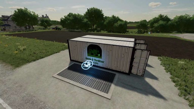 Seeds-Fertilizer Storage v1.0 FS22 Mod | Farming Simulator 22 Mod