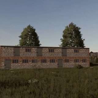 Small Long Building v1.0 FS22 Mod | Farming Simulator 22 Mod