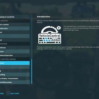 Vehicle Control Addon v1.2 FS22 Mod | Farming Simulator 22 Mod