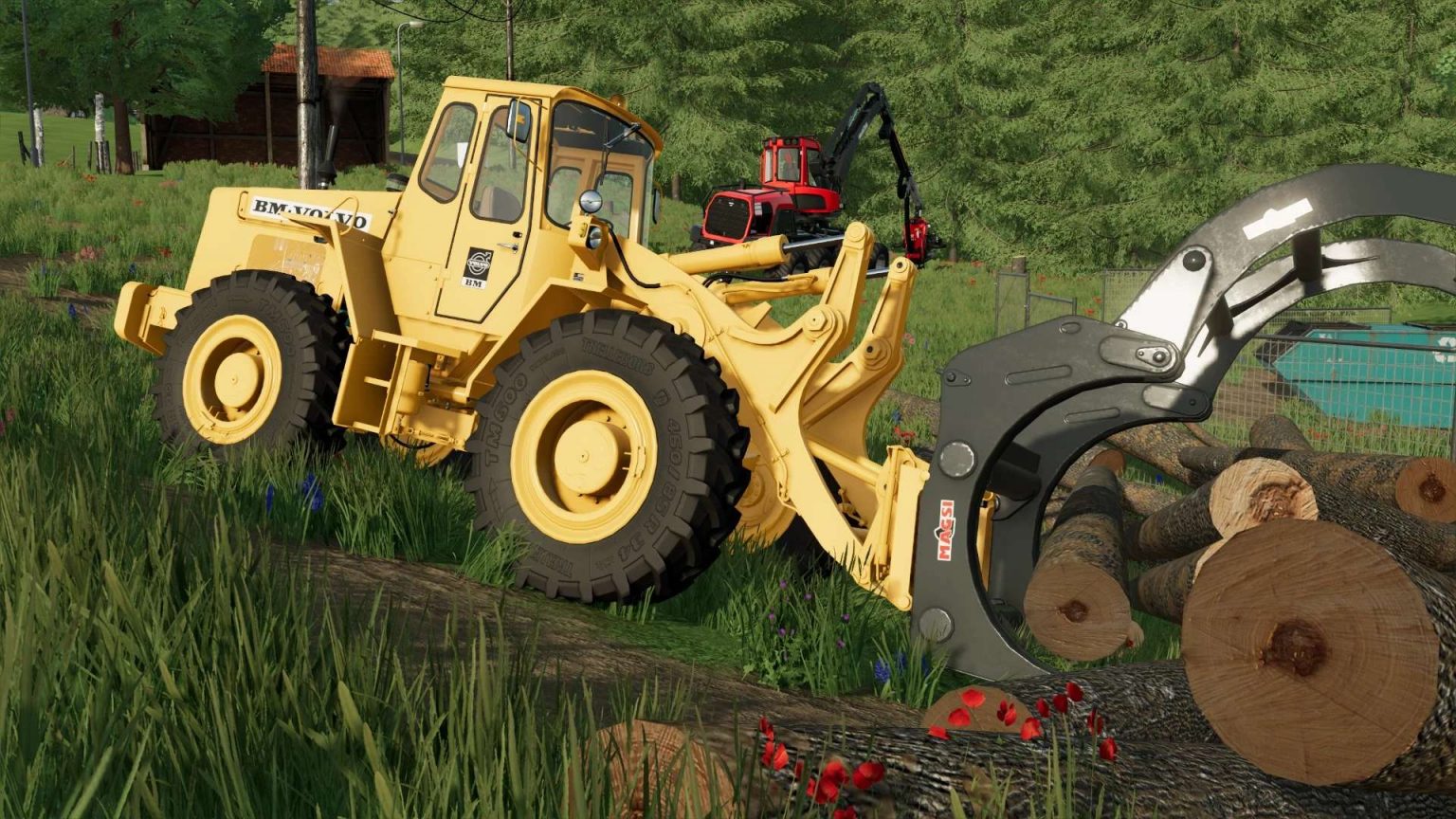 Volvo BM845 Wheel Loader v1.0 FS22 Mod | Farming Simulator 22 Mod
