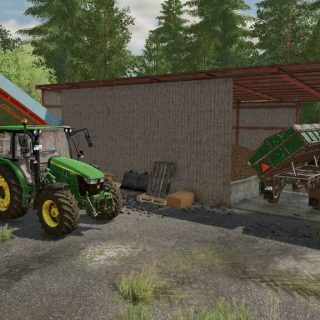 Warehouse With Conveyor Belt v1.0 FS22 Mod | Farming Simulator 22 Mod
