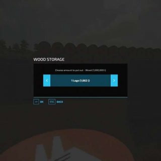 Wood Storage v1.0 FS22 Mod | Farming Simulator 22 Mod