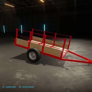 Wood Trailer v1.0 FS22 Mod | Farming Simulator 22 Mod