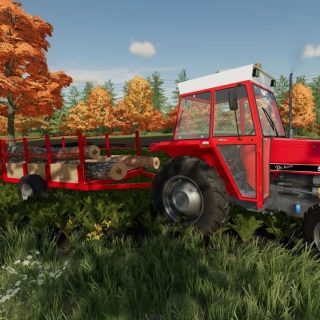 Wood Trailer v1.0 FS22 Mod | Farming Simulator 22 Mod