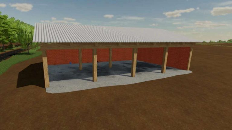 Wooden Shed v1.0 FS22 Mod | Farming Simulator 22 Mod