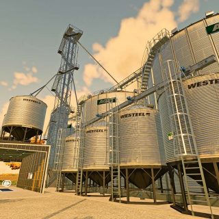 AGI-Triple Silo/Corn Dryer v1.0 FS22 Mod | Farming Simulator 22 Mod