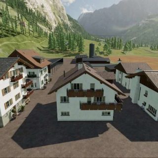 Alpine Farm Buildings Pack v1.0 FS22 Mod | Farming Simulator 22 Mod