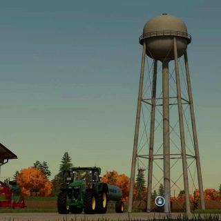 American Water Tower v1.0 FS22 Mod | Farming Simulator 22 Mod