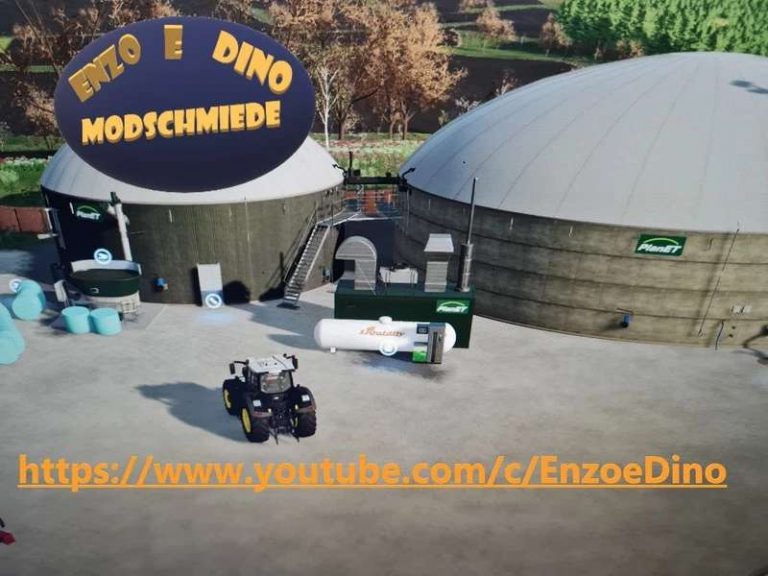 BGA with methane extraction v1.0 FS22 Mod | Farming Simulator 22 Mod