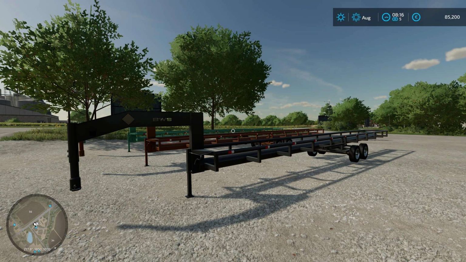 Brads Welding 37ft Hayliner v1.0 FS22 Mod | Farming Simulator 22 Mod