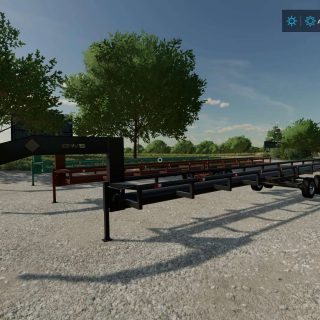 Brads Welding 37ft Hayliner v1.0 FS22 Mod | Farming Simulator 22 Mod