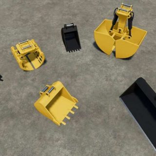 Bucket Pack v1.0 FS22 Mod | Farming Simulator 22 Mod