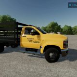 Chevy 550 flatbed v1.0 FS22 Mod | Farming Simulator 22 Mod