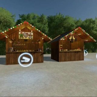 Christmas Market v1.0 FS22 Mod | Farming Simulator 22 Mod