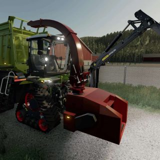 Claas Xerion Wood Crusher v1.0 FS22 Mod | Farming Simulator 22 Mod