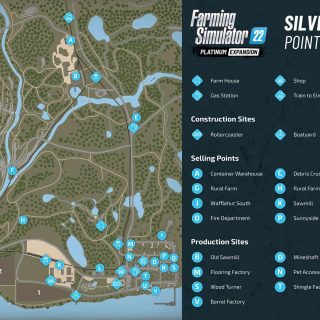 Collectibles & Points of Interest in Silverrun Forest v1.0 FS22 Mod ...