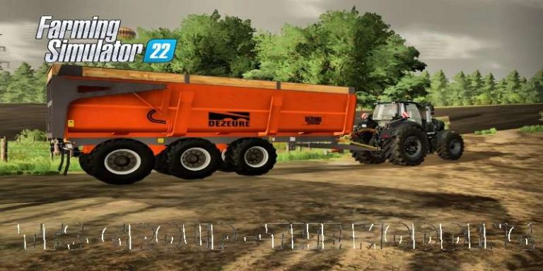 DEZEURE 3 AXES 24T v1.0 FS22 Mod | Farming Simulator 22 Mod