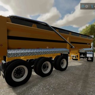 End Dump Trailers v1.0 FS22 Mod | Farming Simulator 22 Mod