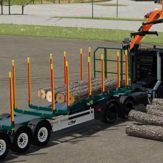 Fliegl Timber Runner Pack v1.0 FS22 Mod | Farming Simulator 22 Mod