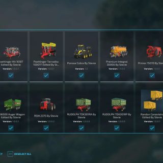 Full Mod List ModPack By Stevie FS22 Mod | Farming Simulator 22 Mod