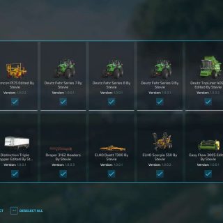 Full Mod List ModPack By Stevie FS22 Mod | Farming Simulator 22 Mod