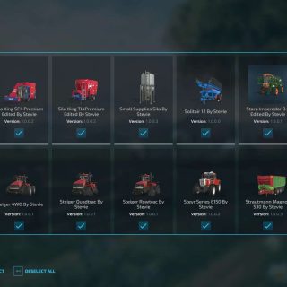 Full Mod List ModPack By Stevie FS22 Mod | Farming Simulator 22 Mod