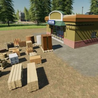 HARDWARE Market Sell Point v1.0 FS22 Mod | Farming Simulator 22 Mod