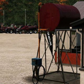 Gravity Diesel Tank v1.0 FS22 Mod | Farming Simulator 22 Mod