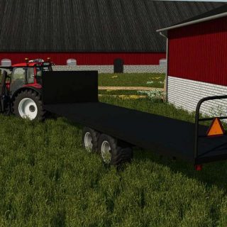 Homemade Bale Trailer v1.0.0.1 FS22 Mod | Farming Simulator 22 Mod
