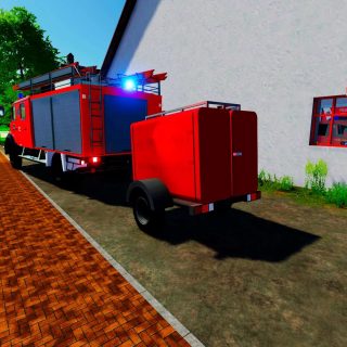 Hose transport trailer v1.0 FS22 Mod | Farming Simulator 22 Mod