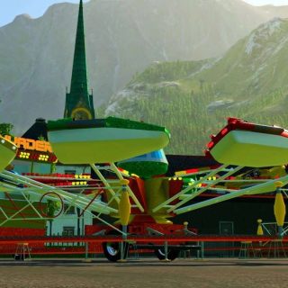 Invader Fairground Carousel v1.0 FS22 Mod | Farming Simulator 22 Mod