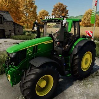 John Deere 6R Custom v1.5 FS22 Mod | Farming Simulator 22 Mod