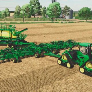 John Deere C850 Air Cart And P576 Air Hoe Drill v1.0.0.1 FS22 Mod ...