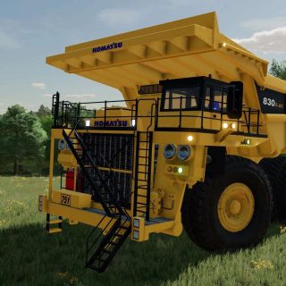 KOMATSU 830E-AC v1.1 FS22 Mod | Farming Simulator 22 Mod