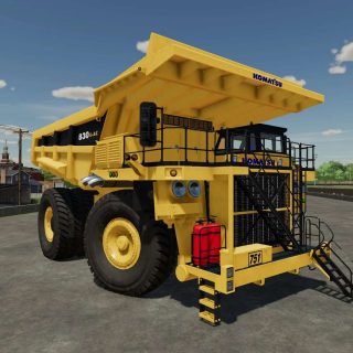 KOMATSU 830E-AC v1.1 FS22 Mod | Farming Simulator 22 Mod