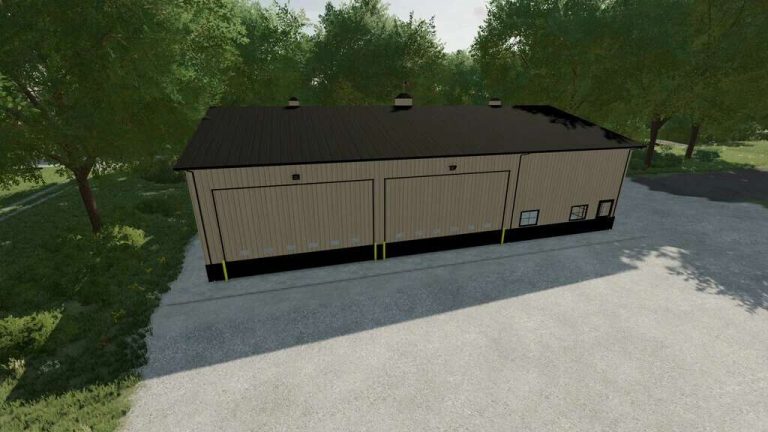 Large Enclosed Sheds v1.1 FS22 Mod | Farming Simulator 22 Mod